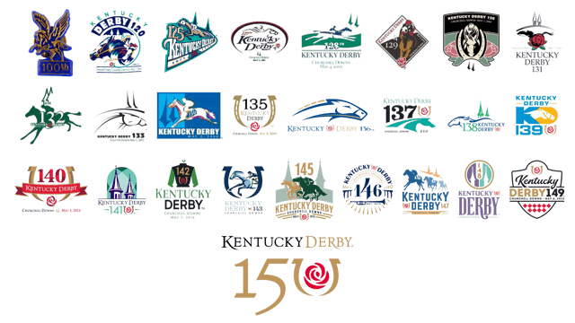 The Evolution + Design of the Annual Kentucky Derby Logos