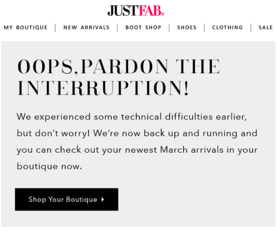 The “Oops” Email: When Mistakes Become Marketing Gold